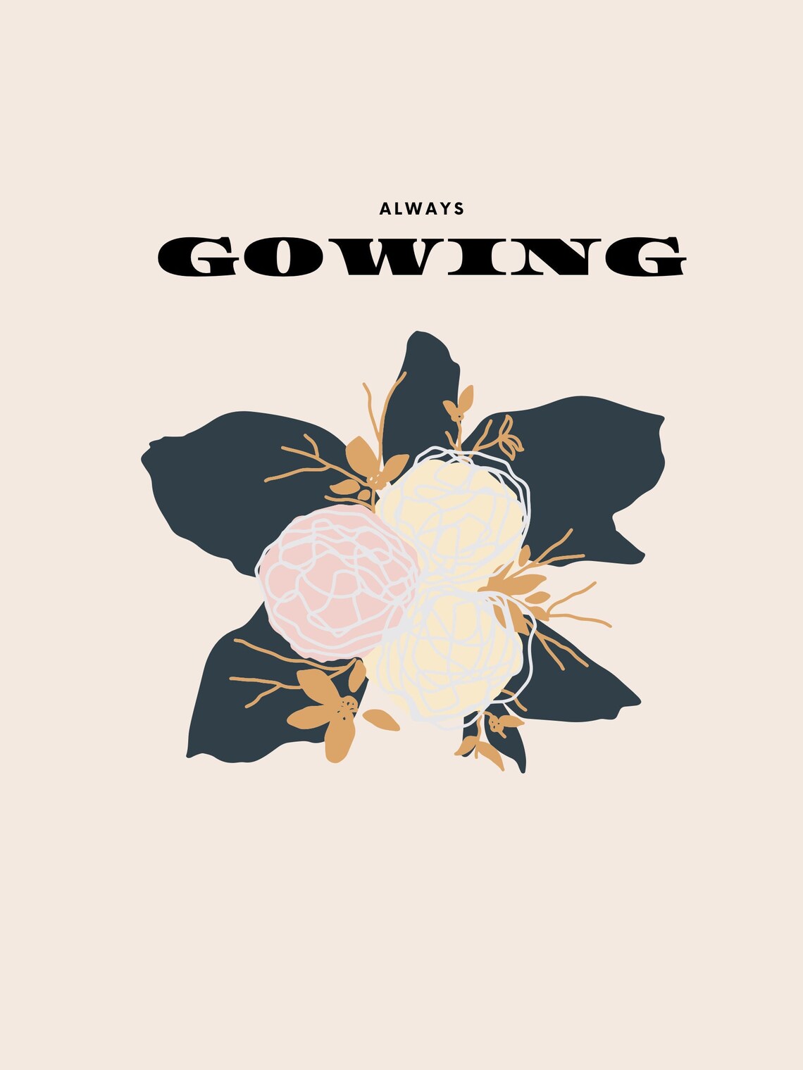 Always Growing Poster, Digital Download - Etsy