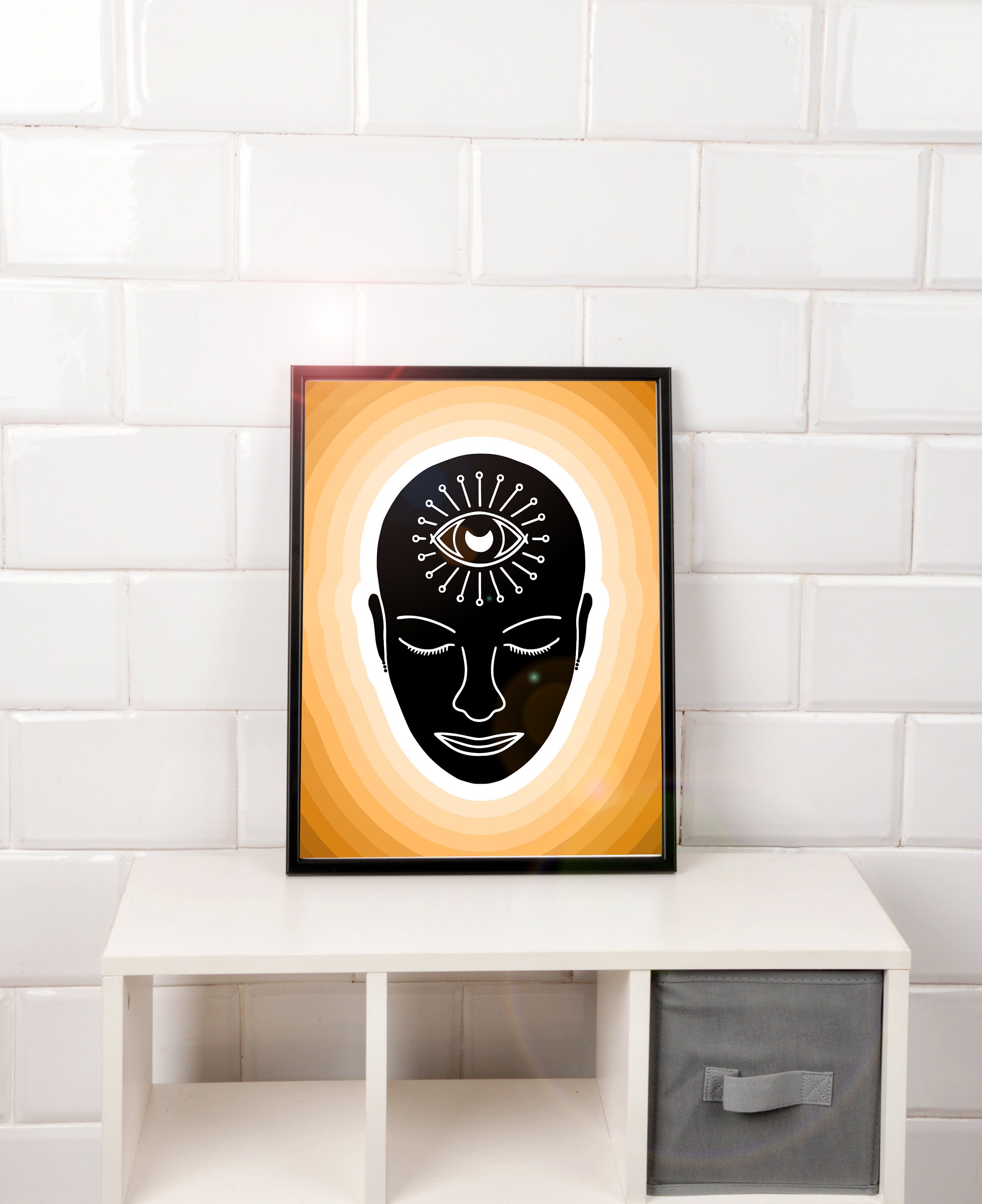 Third Eye Digital Print Printable Wall Art Inner Mind's Eye Mystical ...