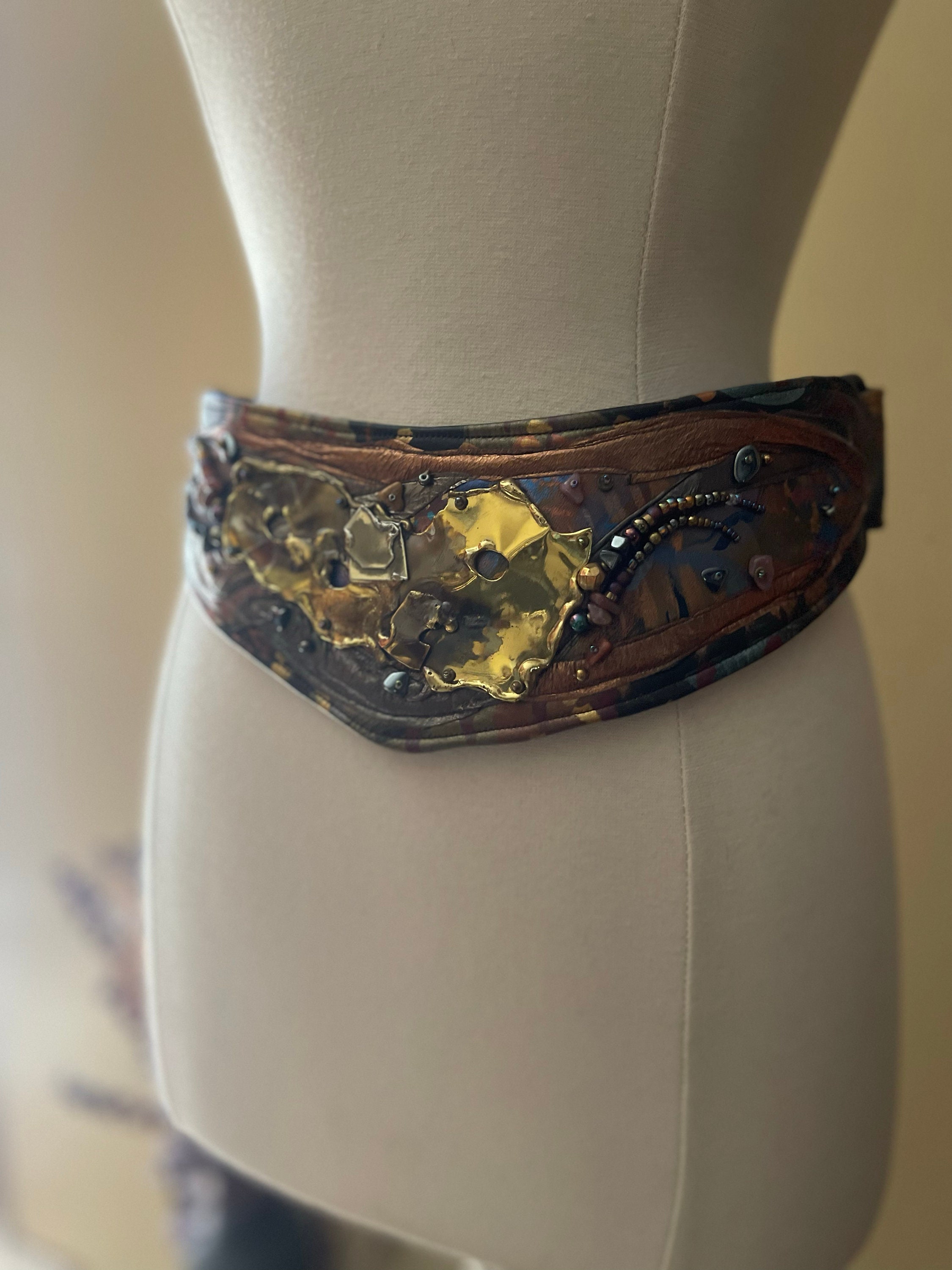 Vintage Pat Smiley Waist Belt - Etsy