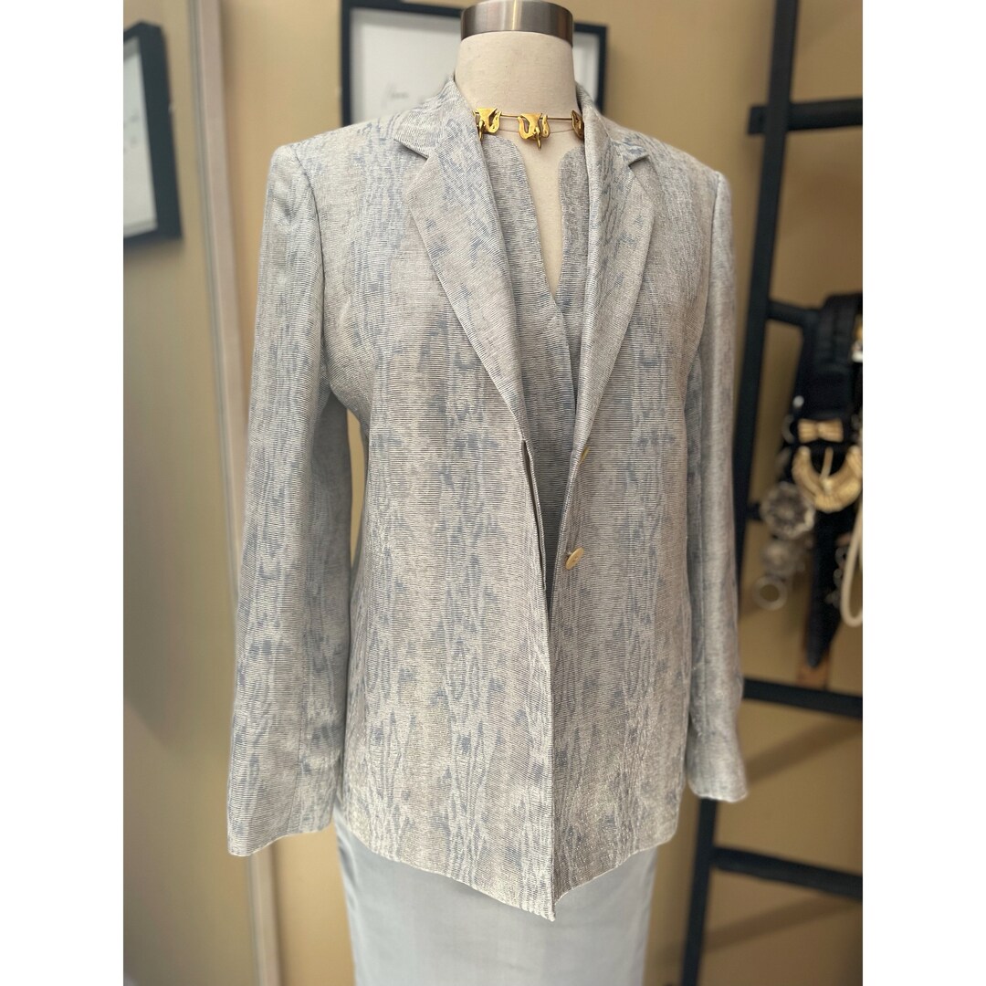 VINTAGE GIORGIO ARMANI Le Collezioni Leopard Print Suit 3 Piece Set Sz ...