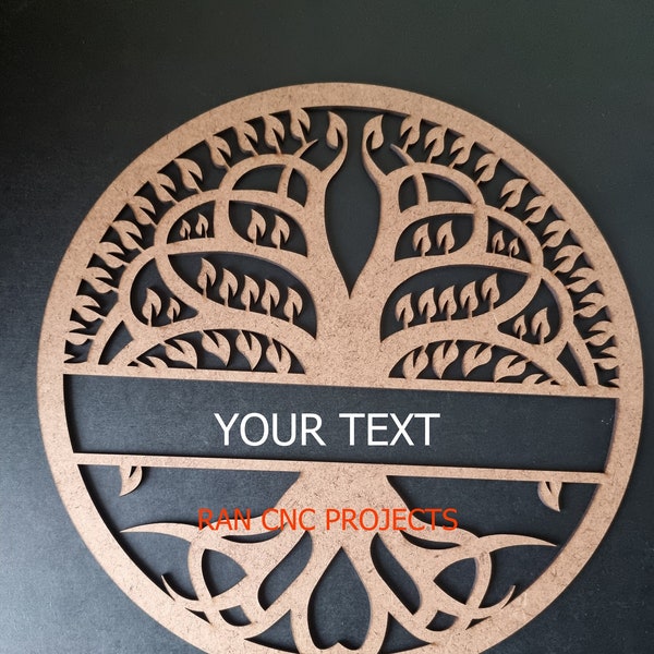 Wooden Family Tree Signs - Etsy UK