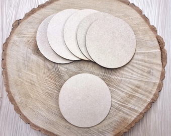 Wooden MDF Circles: Laser Cut Craft Blanks, 3mm Medite MDF - Etsy UK