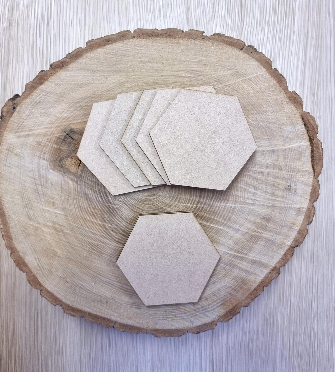 Wooden MDF Blank Hexagons, Decoupage Craft, Crafting, Embellishments ...