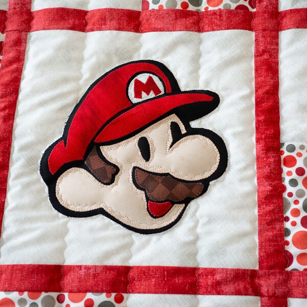 Super Mario Bros Quilt. - Etsy
