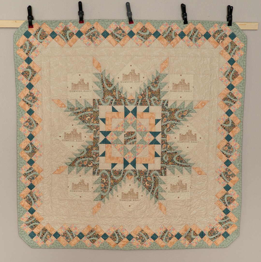 Elaborate Custom Quilting, This Versatile Quilt Can Be a Throw, Wall ...