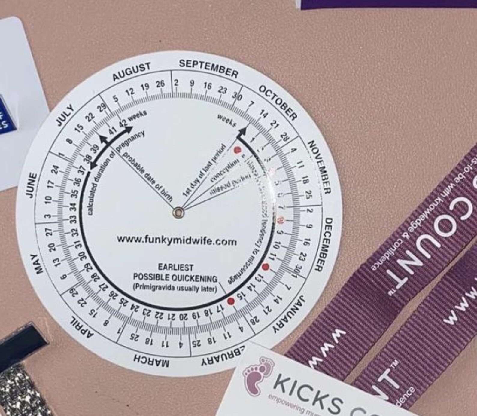 EDD Wheel to Calculate Estimated Due Date - Etsy