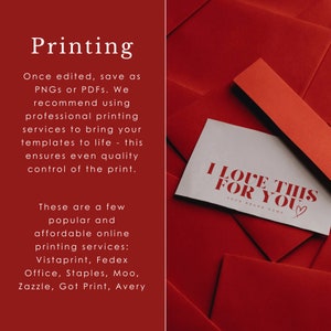 Red Thank You Order Card | Package Insert | Order Insert Card ...