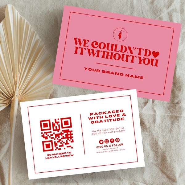 Package Insert - Etsy