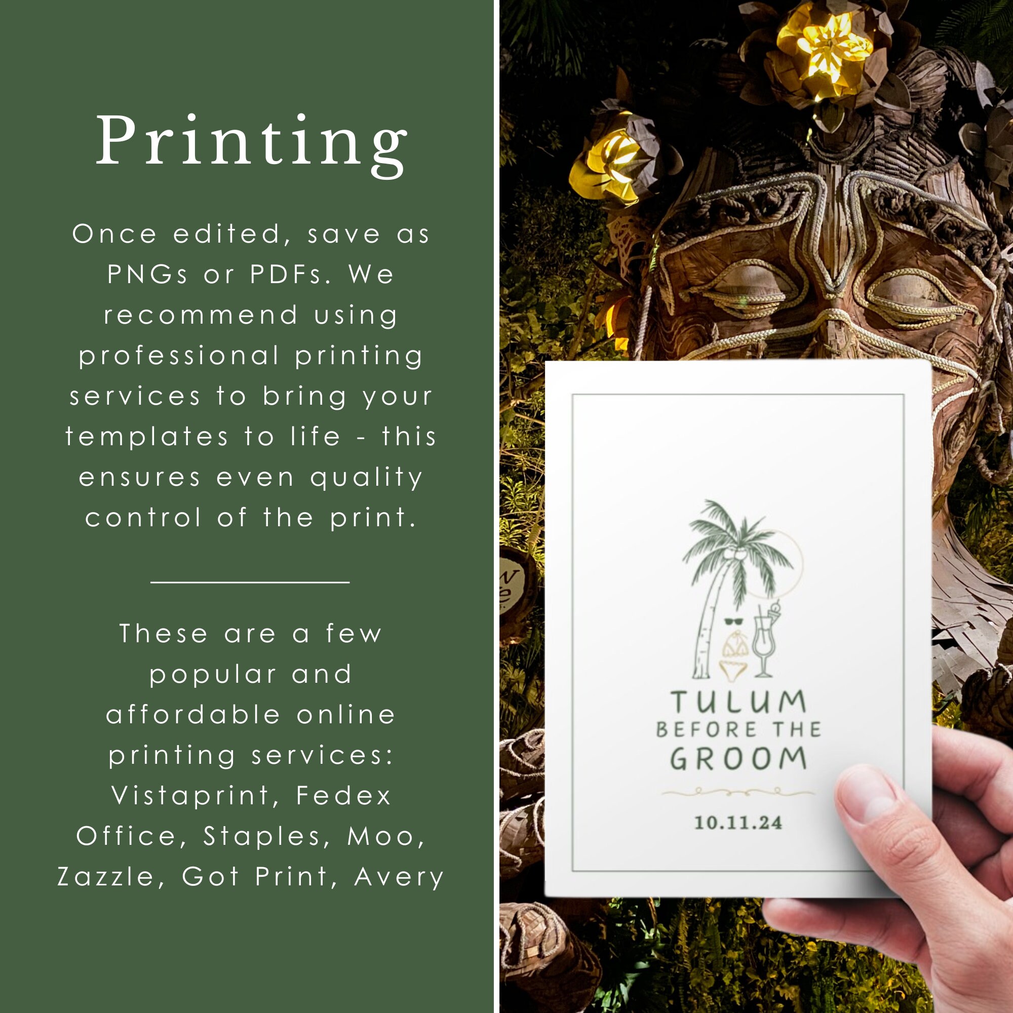 Tulum Before the Groom Bachelorette Party Invitation & Itinerary ...