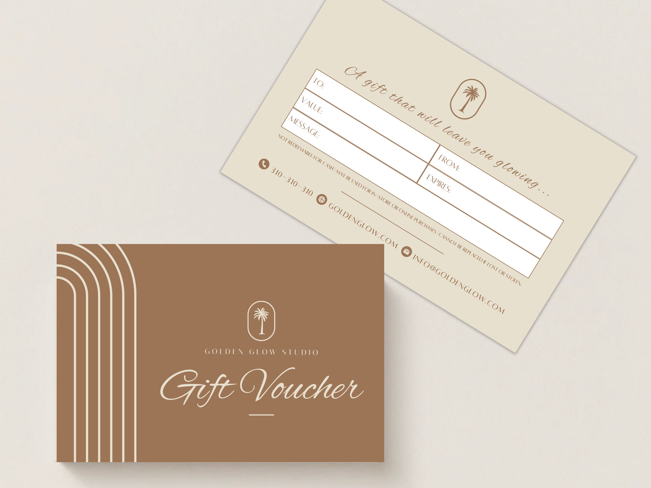 Spray Tan Business Gift Voucher Design 6x4 Editable - Etsy