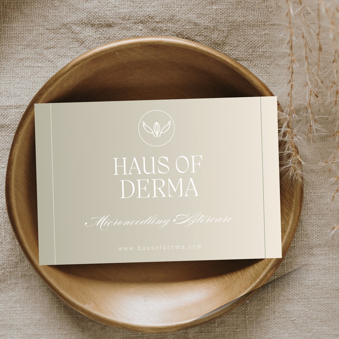 Microneedling Aftercare Card Esthetician Care Cards Facial Service ...