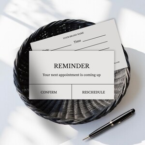 Appointment Reminder Card Design| Next Appointment Card | Beauty ...