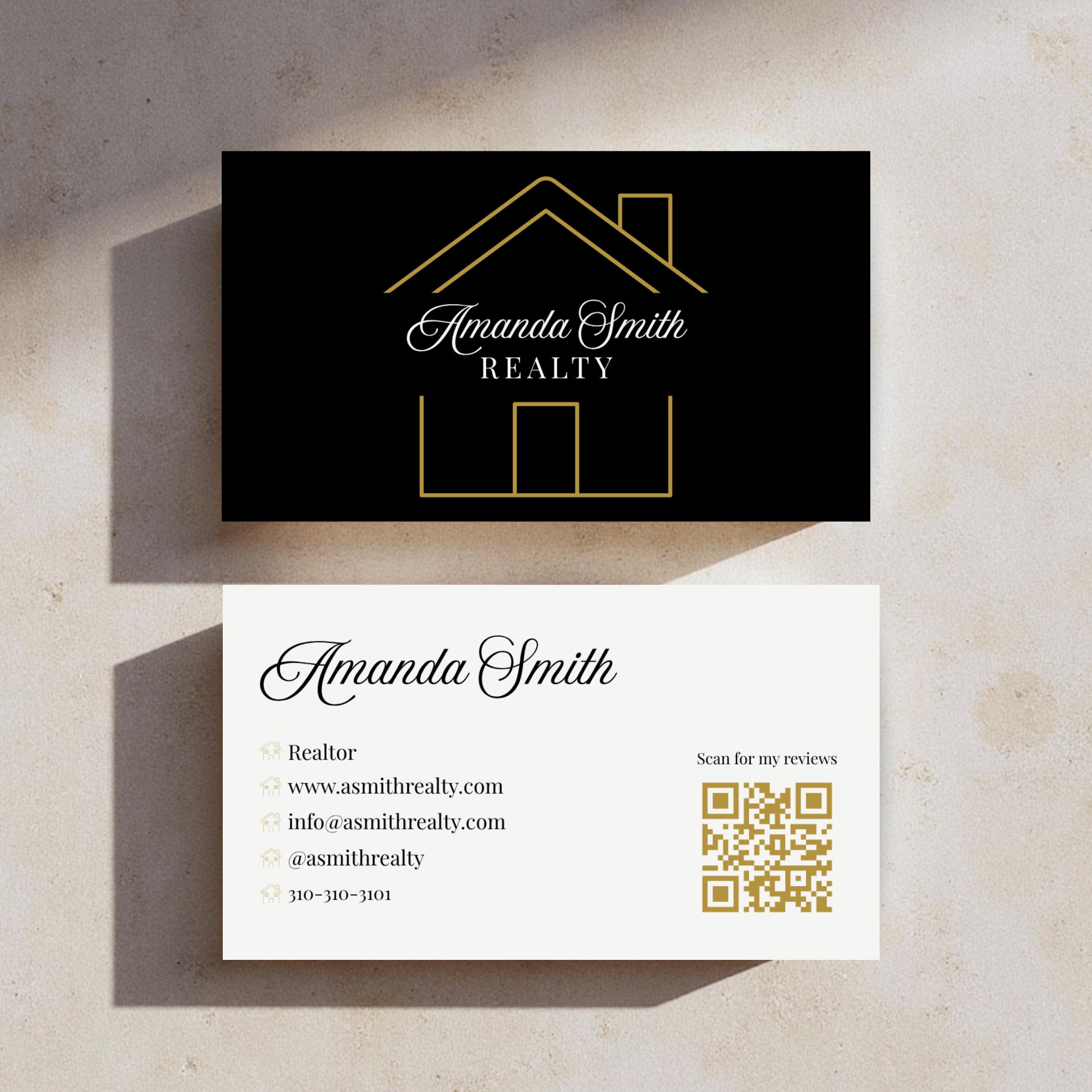 Realtor Business Card Design | Real Estate Agent | Realty Executive ...