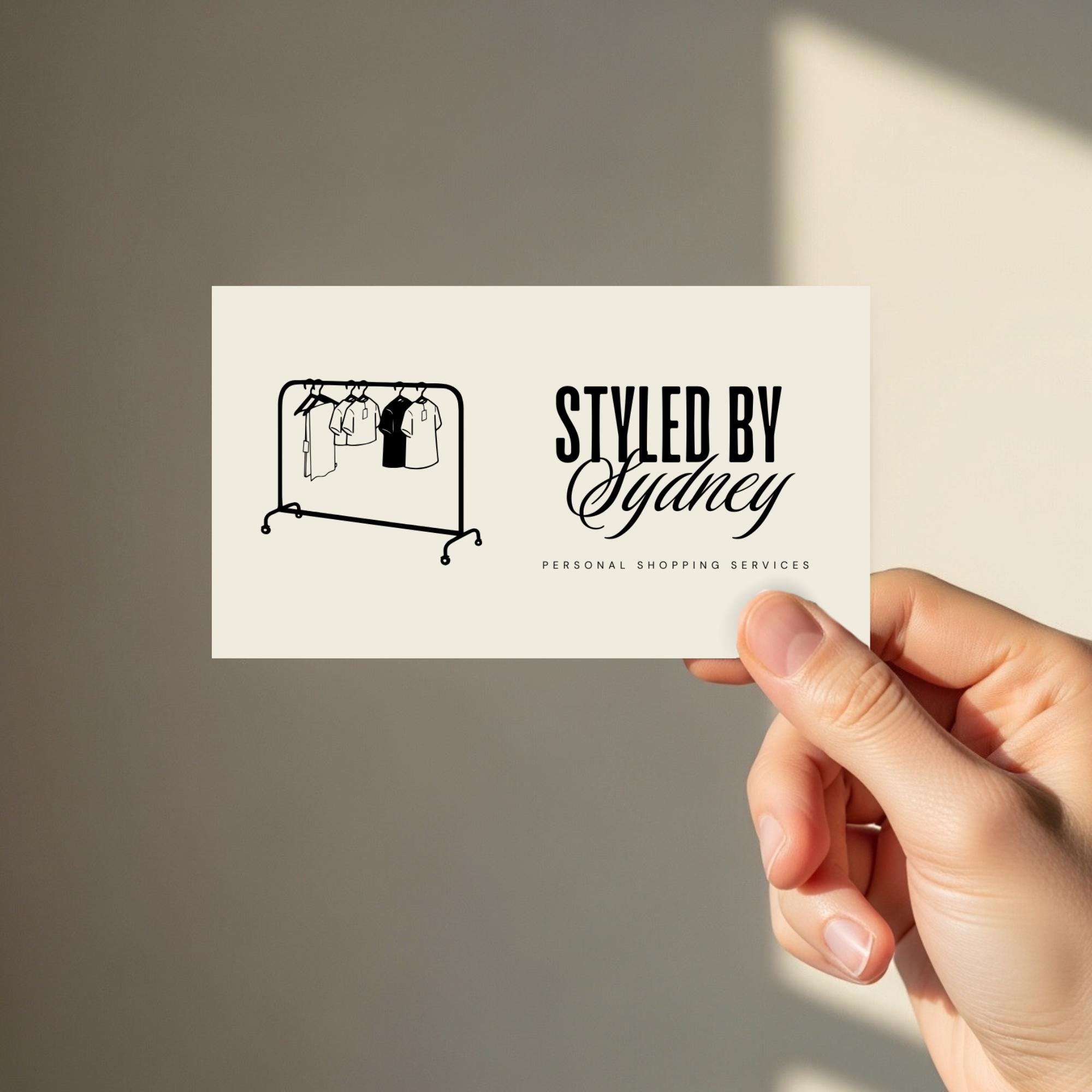 Stylist Business Card Template | Printable Personal Shopper Business ...