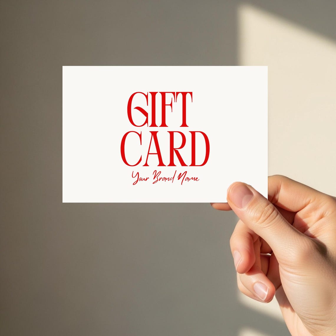 Salon Gift Card Design | Small Business Gift Card | Gift Voucher ...