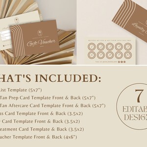 Spray Tan Business Marketing Bundle | Editable Templates | Spray Tan ...