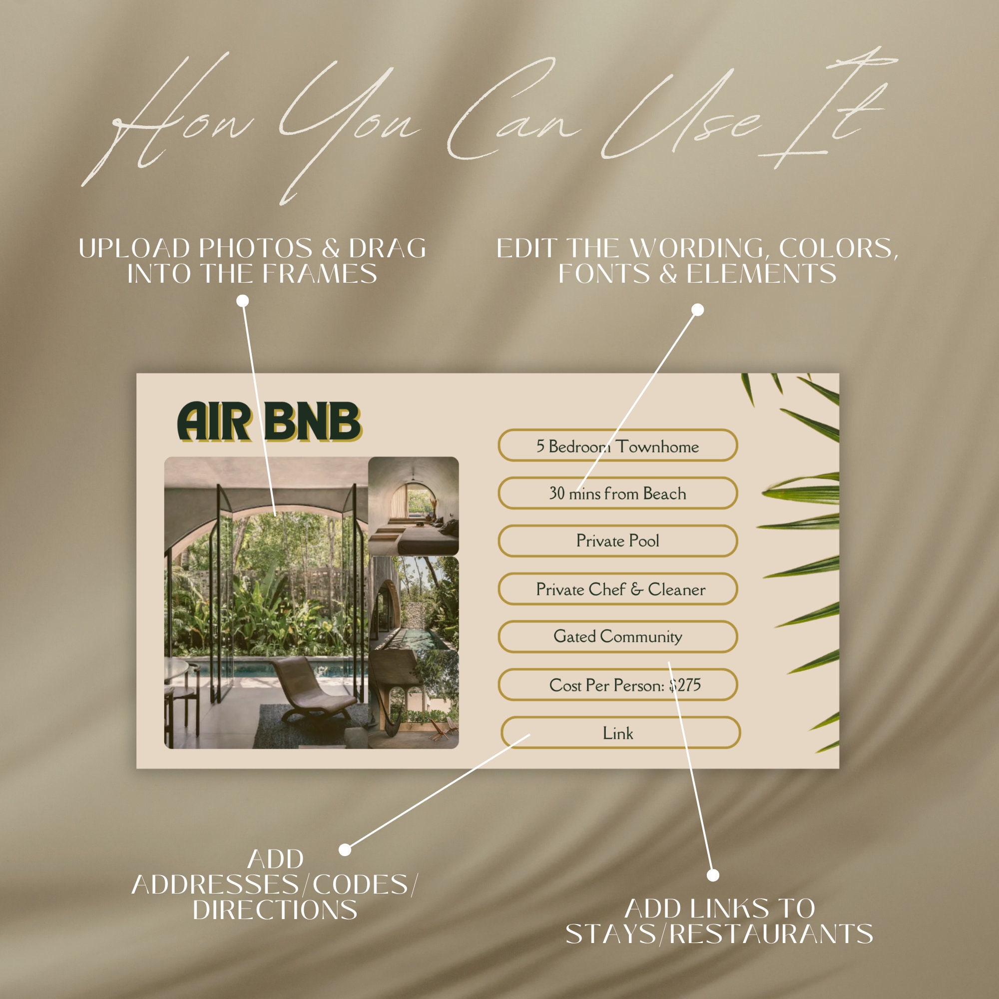 Tulum Group Trip Travel Guide & Itinerary Deck Girls Trip Planner ...