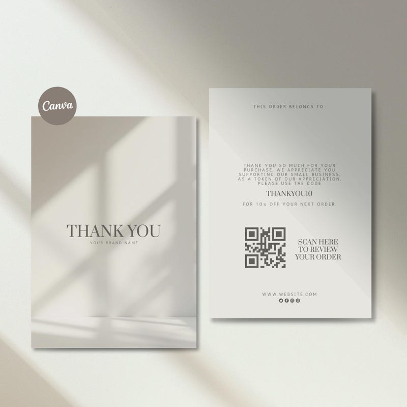 Package Insert - Etsy