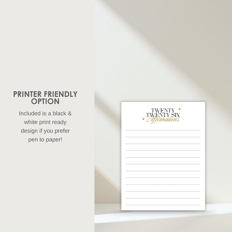 2026 Vision Board Bundle | Printable New Year’s Resolutions Planner ...