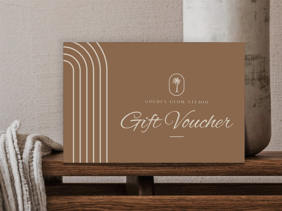 Spray Tan Business Gift Voucher Design 6x4 Editable - Etsy