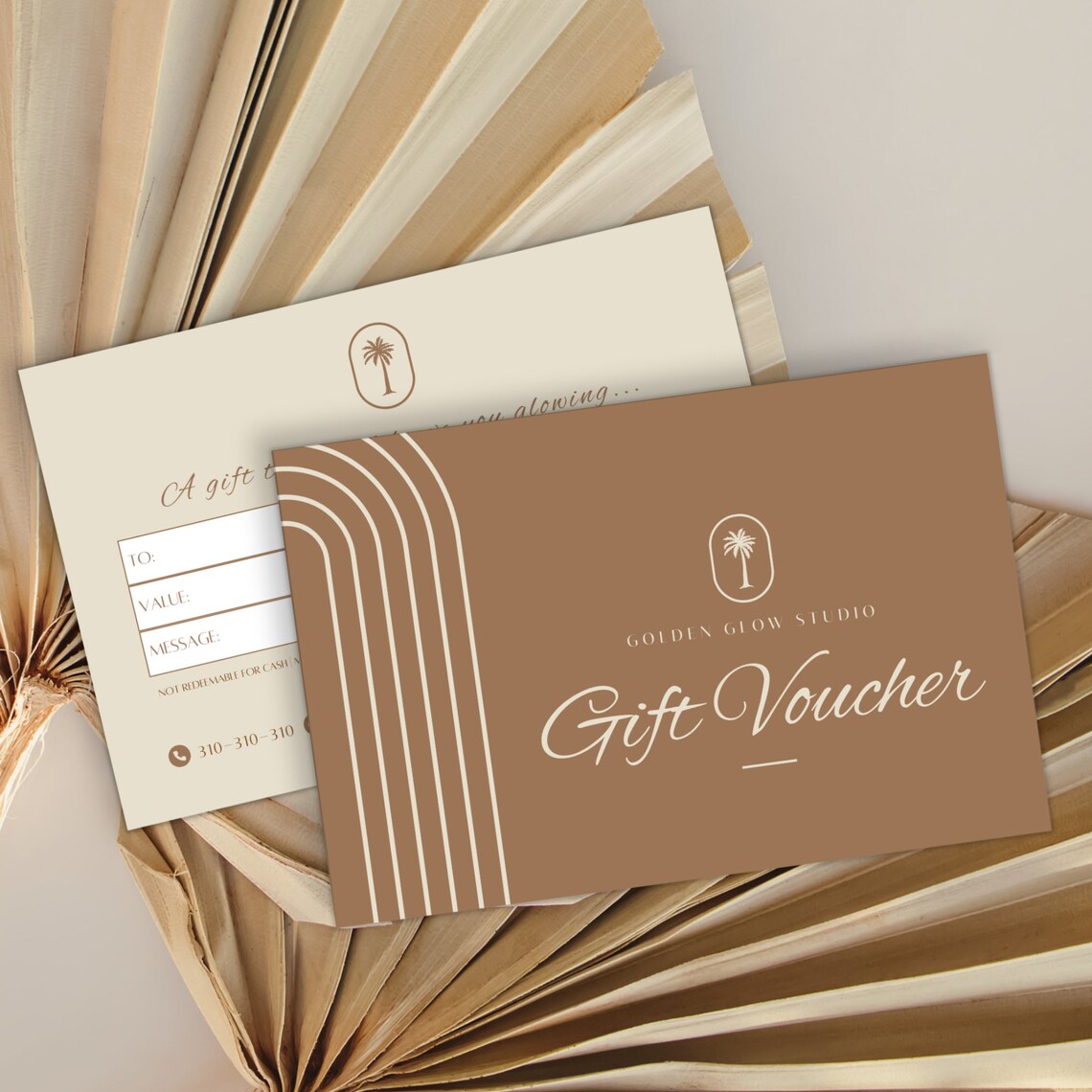 Spray Tan Business Gift Voucher Design 6x4 Editable - Etsy