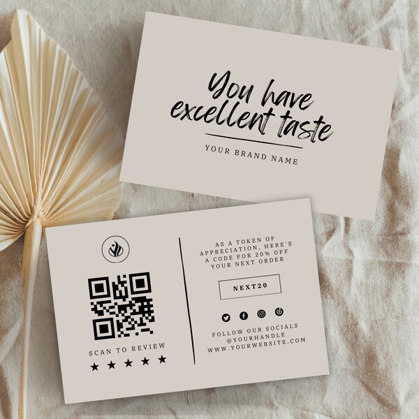 Package Insert - Etsy