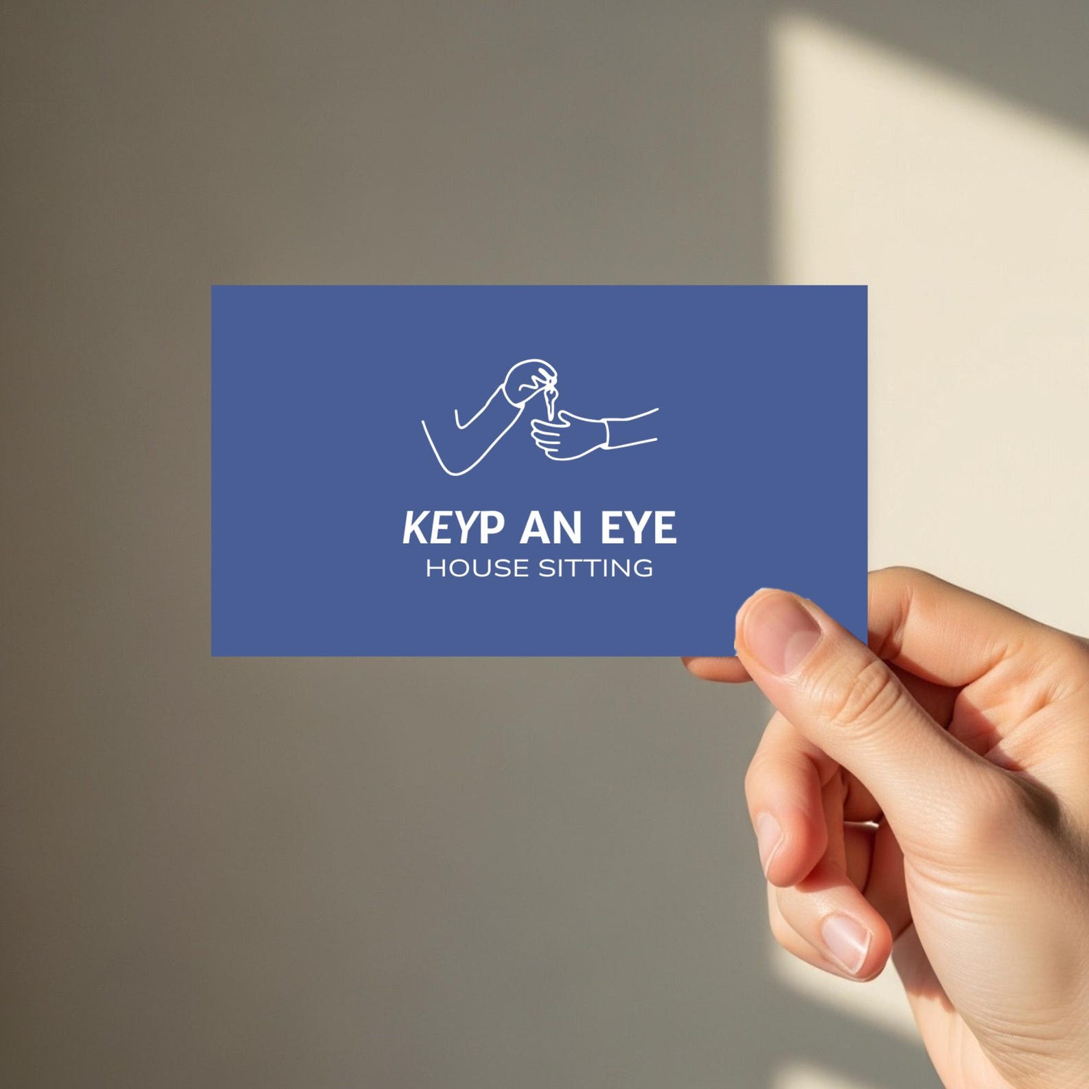 House Sitting Business Card Design | Home Sitter | House Sitting ...