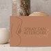 Spray Tan Artist Aftercare Card Editable Template Client - Etsy
