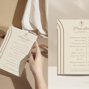 Spray Tan Business Marketing Bundle | Editable Templates | Spray Tan ...