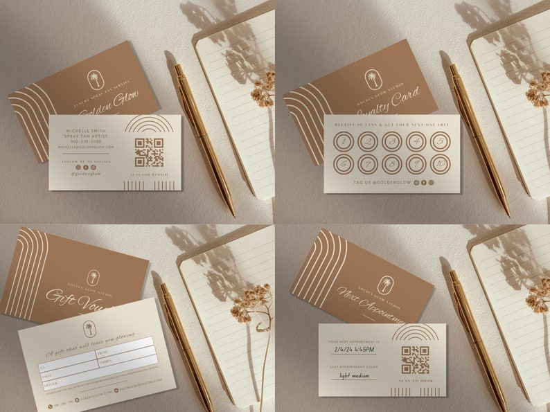 Spray Tan Business Marketing Bundle | Editable Templates | Spray Tan ...