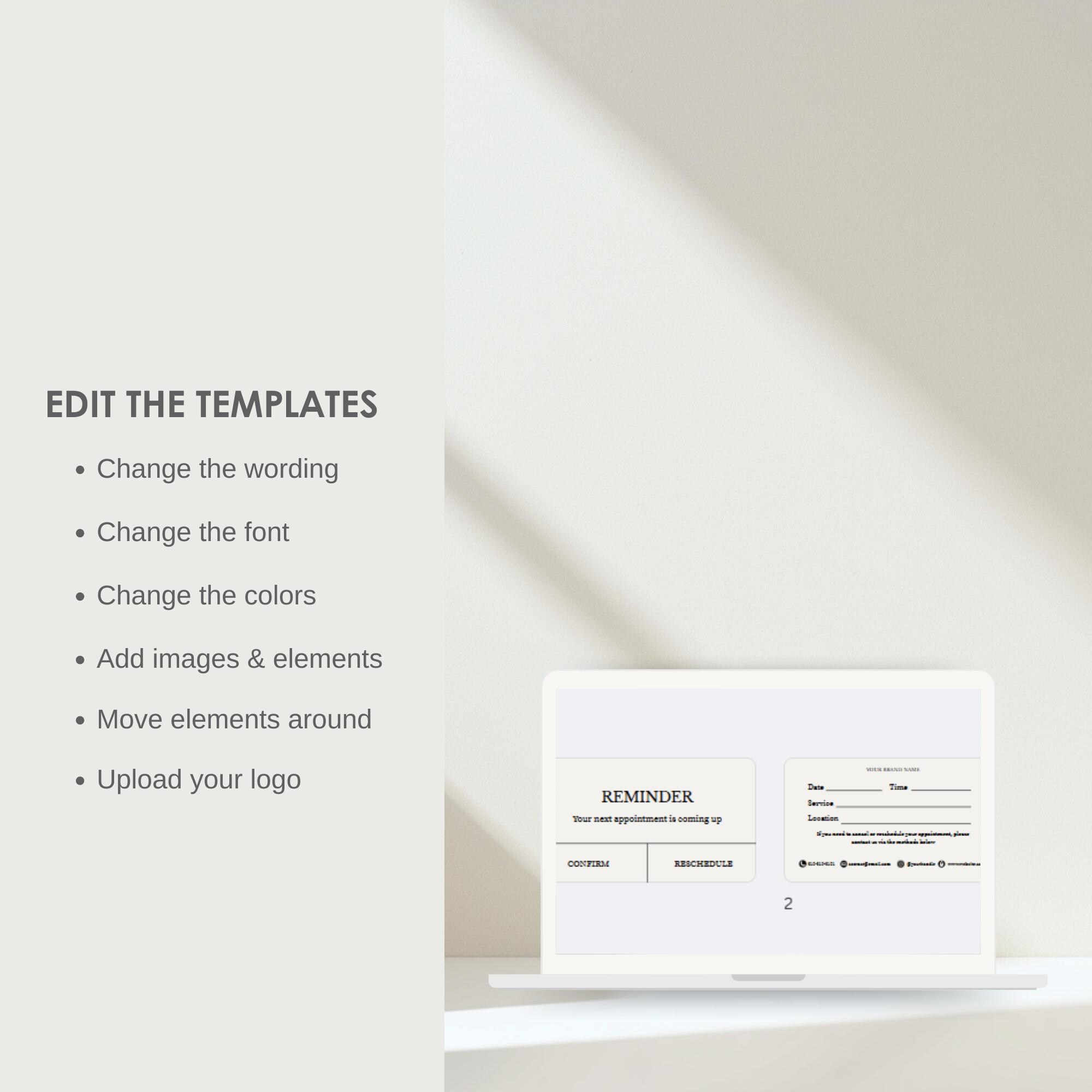 Appointment Reminder Card Design| Next Appointment Card | Beauty ...