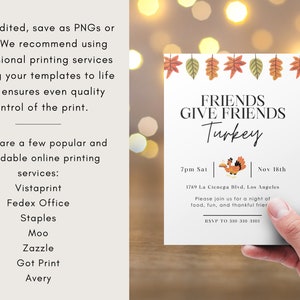 Funny Friendsgiving Invitation Design | Friendsgiving Invite ...