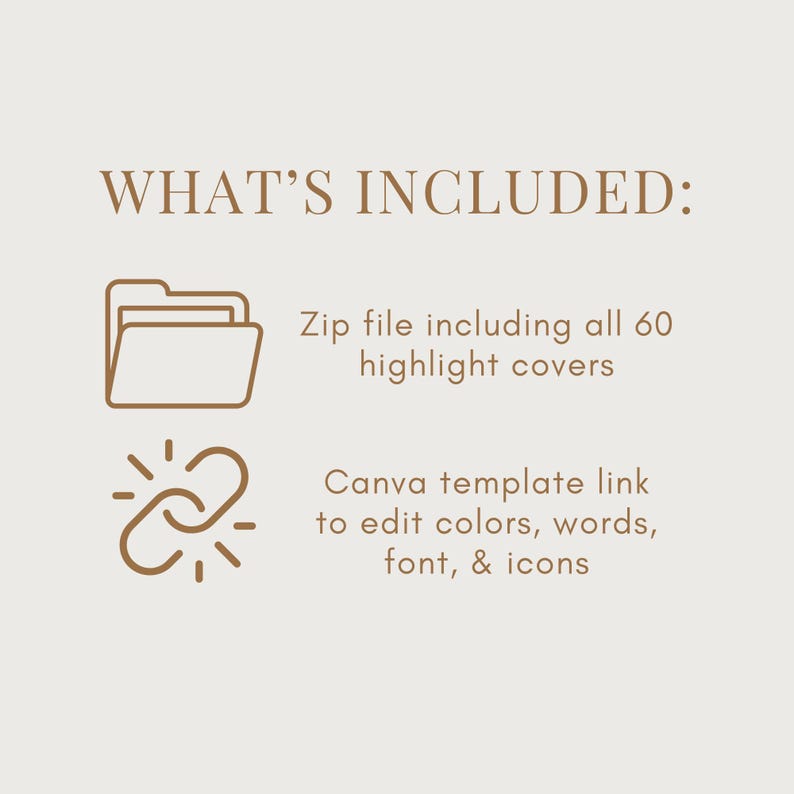 60 Spray Tan Instagram Highlight Covers | Brown & Beige | Editable ...