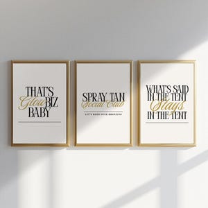 Spray Tan Business Digital Wall Art | Spray Tanning Posters | Tanning ...