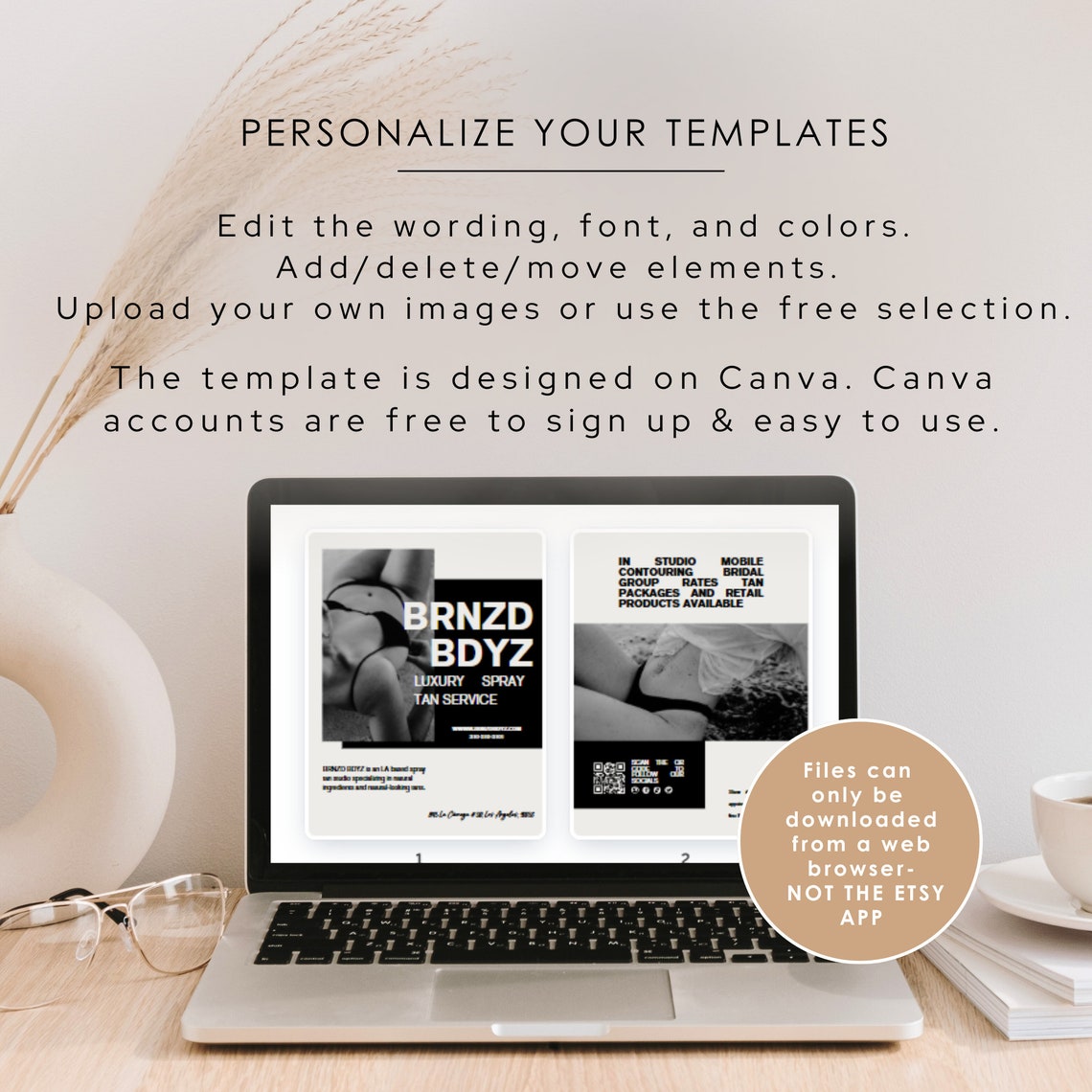 Minimalist Spray Tan Business Flyer Spray Tan Business Flyer Spray Tan ...