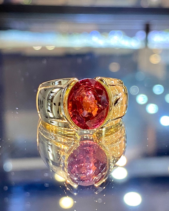 Certified Men's Spinal Ring in Solid Gold | Etsy