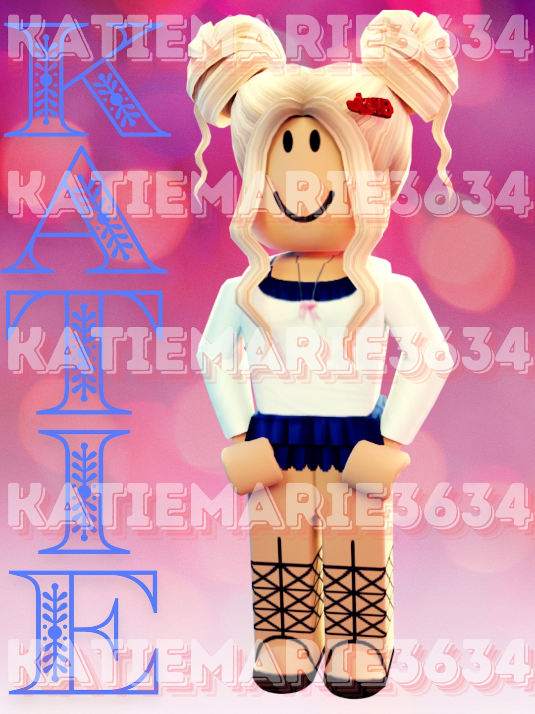 Cute Custom Roblox GFX - Etsy
