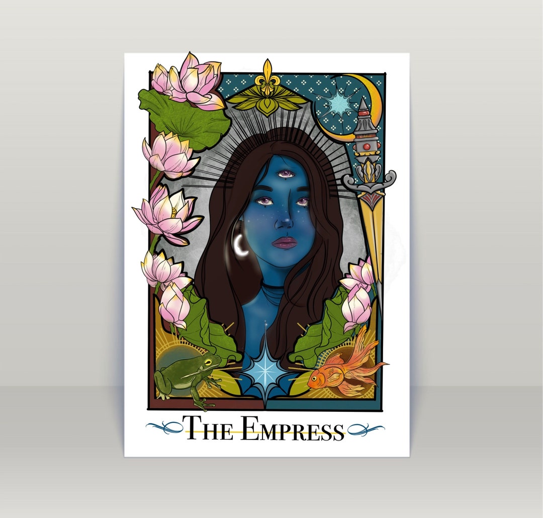 The Empress Tarot Poster A3 Or A4 Etsy