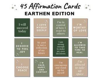 Printable Affirmation Cards | Daily Affirmation Cards | Positive ...
