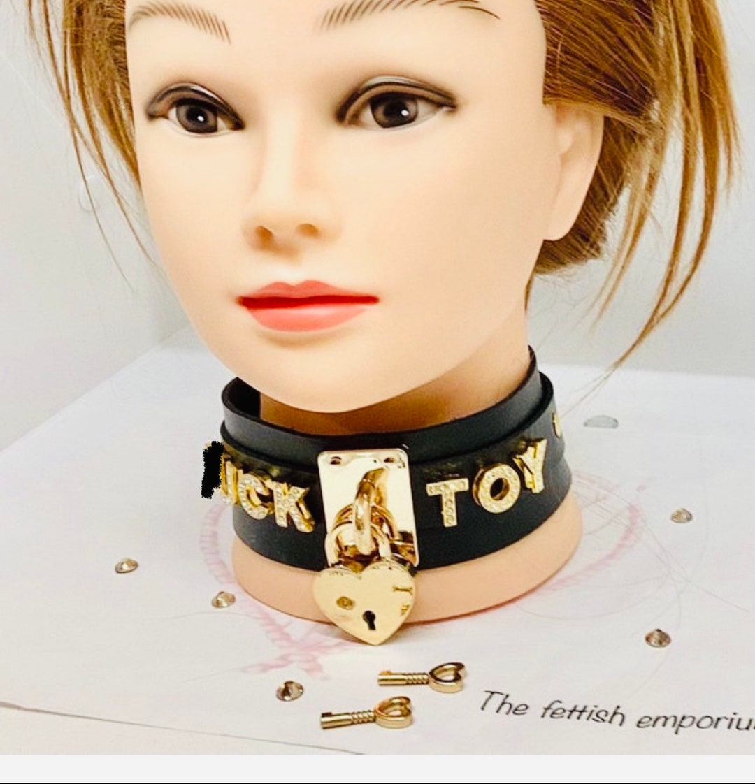 Bdsm Custom Neck Collar Padlock Slave Neck Cuff Lockable Fetish Day Choker Sissycollar Bondage ...