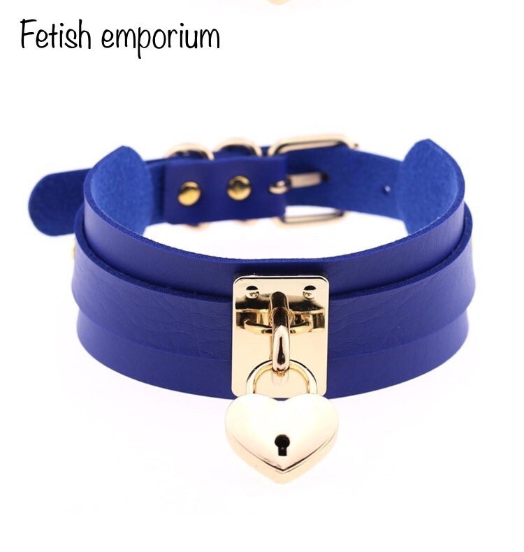 Bdsm Custom Neck Collar Padlock Slave Neck Cuff Lockable - Etsy