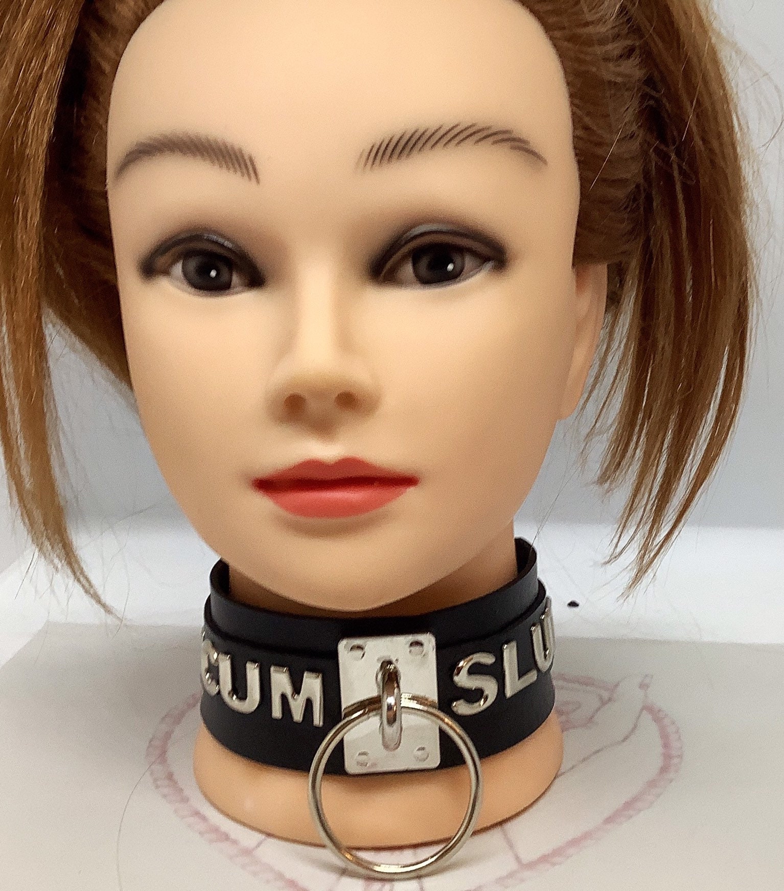 Bdsm Custom Collar Sub Cuff Collar Bondage Neck Collar Fetish Collar ...