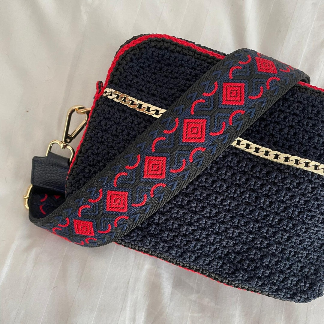 Case Bag, Cassette Bag, Crochet Bag, Shoulder Bag, Sac, Crochet Bag ...