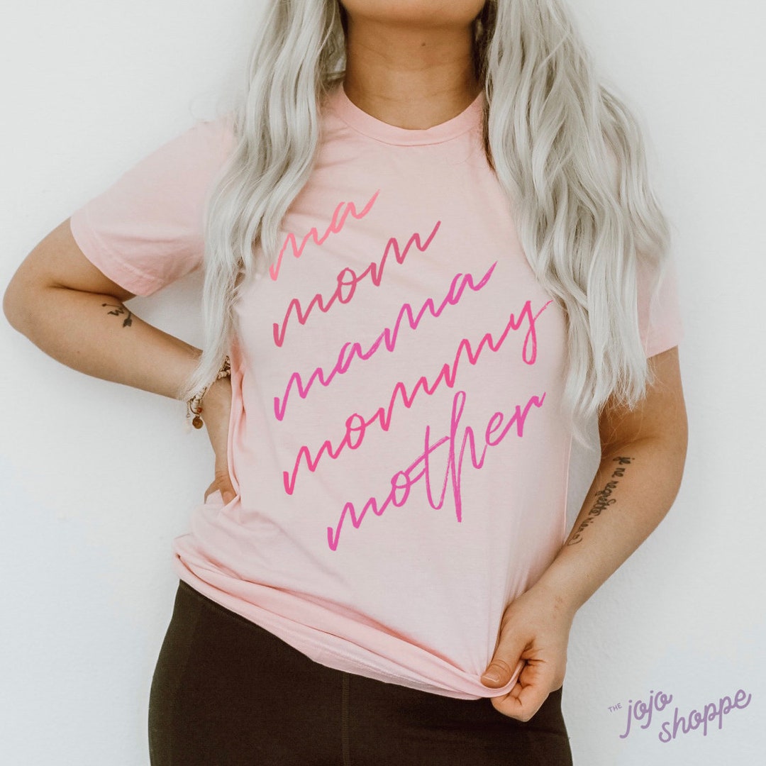 Mama T-shirt, Mother's Day Gift, Printed Mom Shirt - Etsy