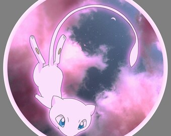 Shiny Mew Sticker - Etsy