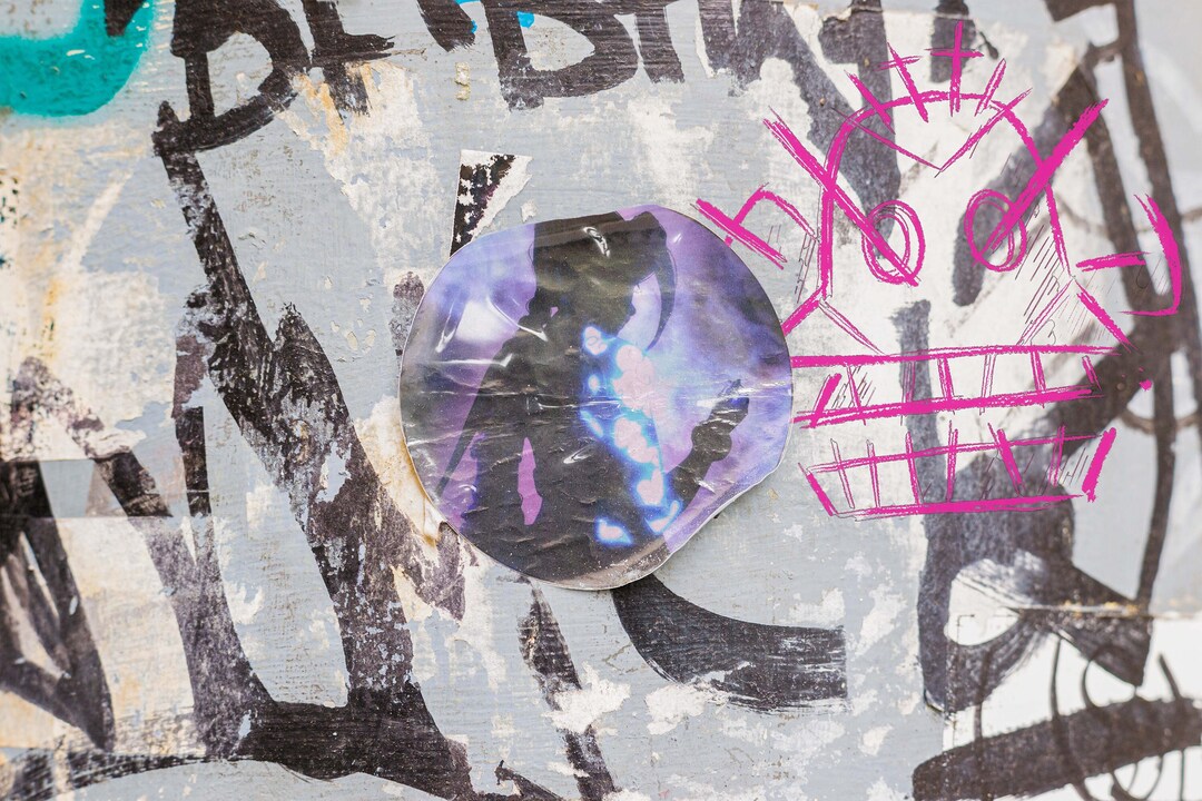 Jinx Shimmer Shards Clouds Art Print Holo Vinyl Sticker Decal Large ...