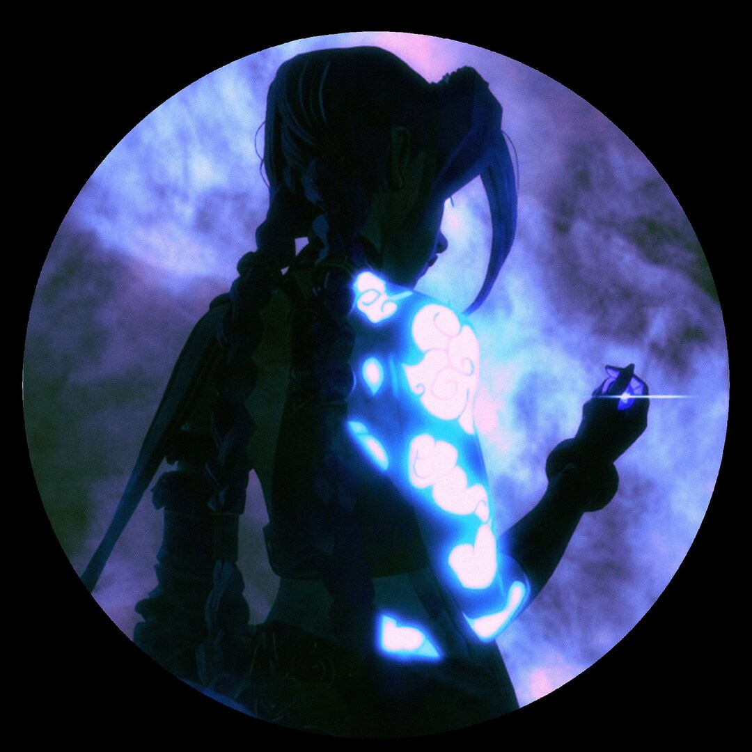 Jinx Clouds Art Print Holo Vinyl Sticker Decal archival - Etsy Australia