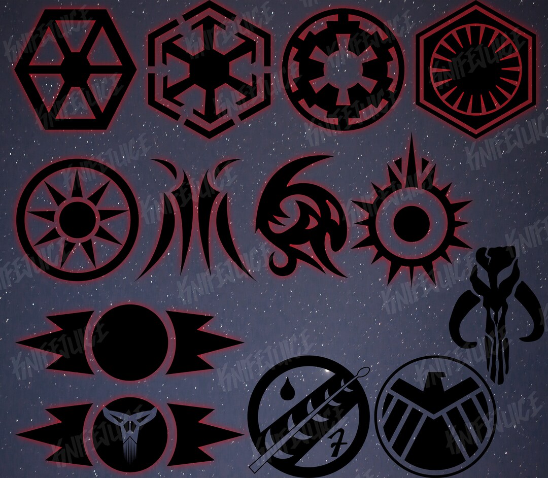 Sith Empire First Order Syndicate Mando Bounty Symbol Pack - STAR WARS ...