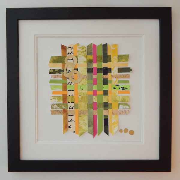Woven Paper Art - Etsy