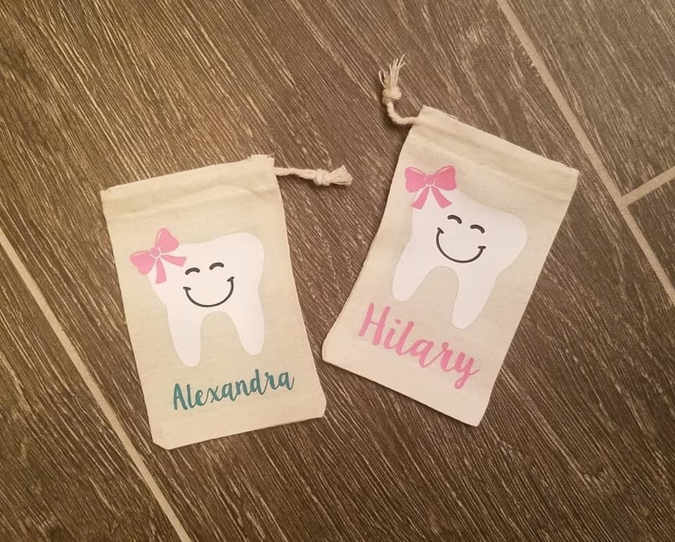 Tooth Fairy Bag, Tooth Fairy Bag With Holder, Tooth Holder ...